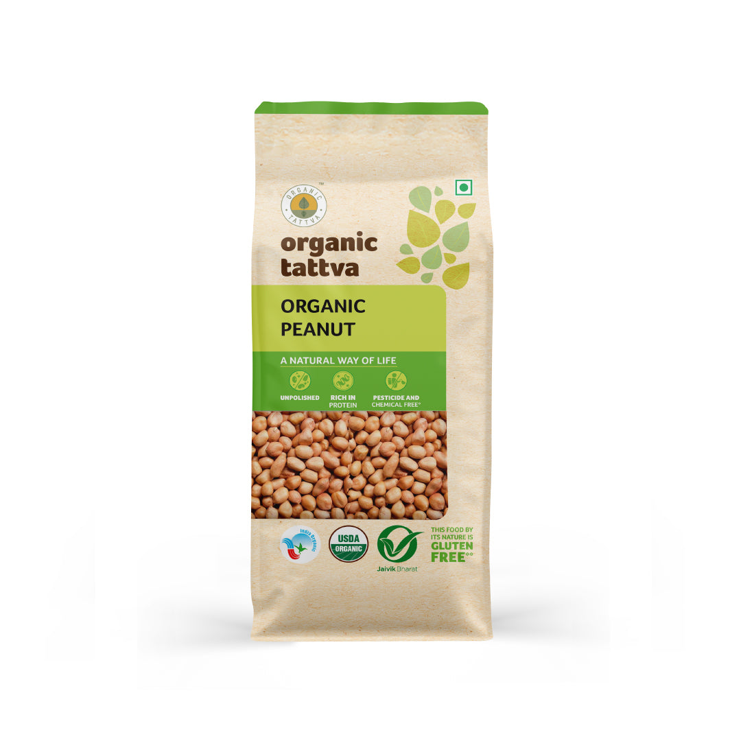 Organic Raw Unpolished Peanuts/Groundnuts, 100% Vegan and Gluten Free ...