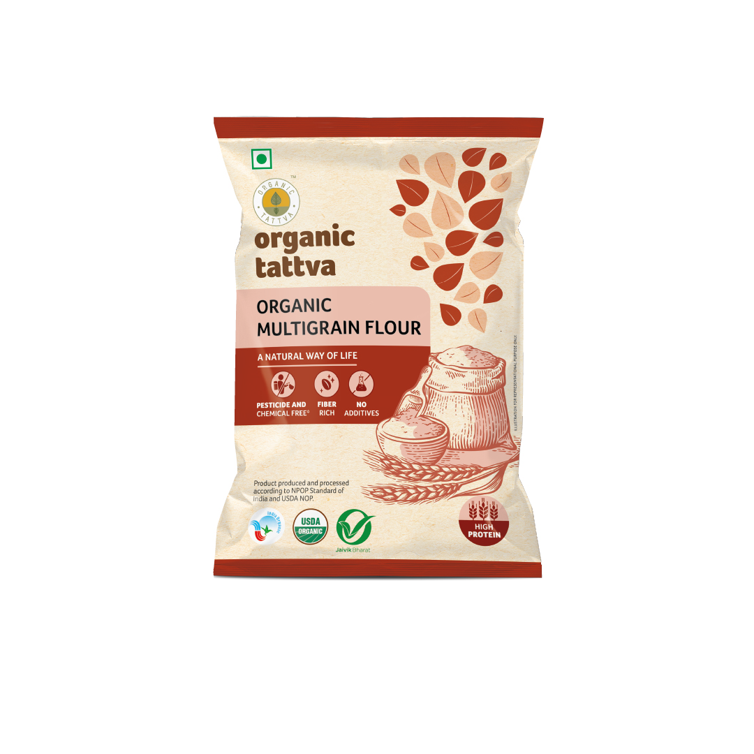 Organic Multigrain Atta / Flour, – Organic Tattva